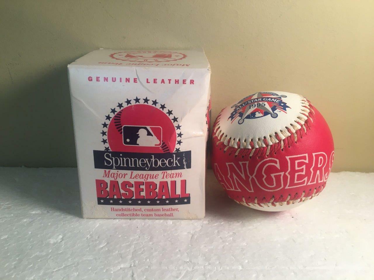 1995 Texas Rangers All-Star Spinneybeck Commemorative Baseball | eBay