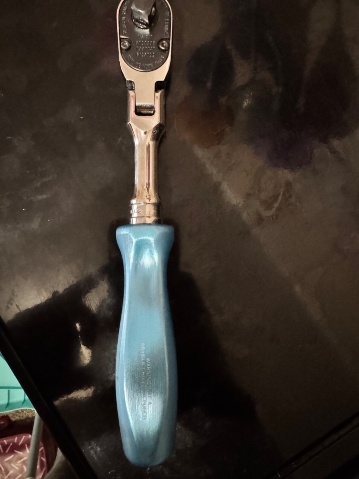 Snap-on Tools Teal 3/8" Drive Hard Grip Flex Head Ratchet FHFD80A | eBay
