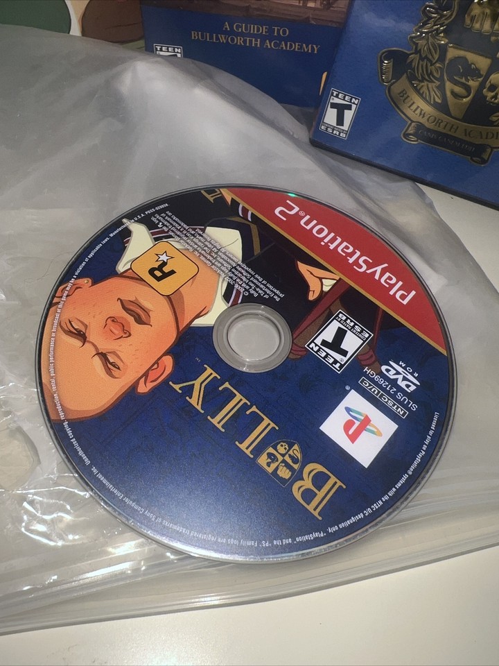 Bully Sony PlayStation 2 PS2 Complete With Manual Map VGC disc Rock ...