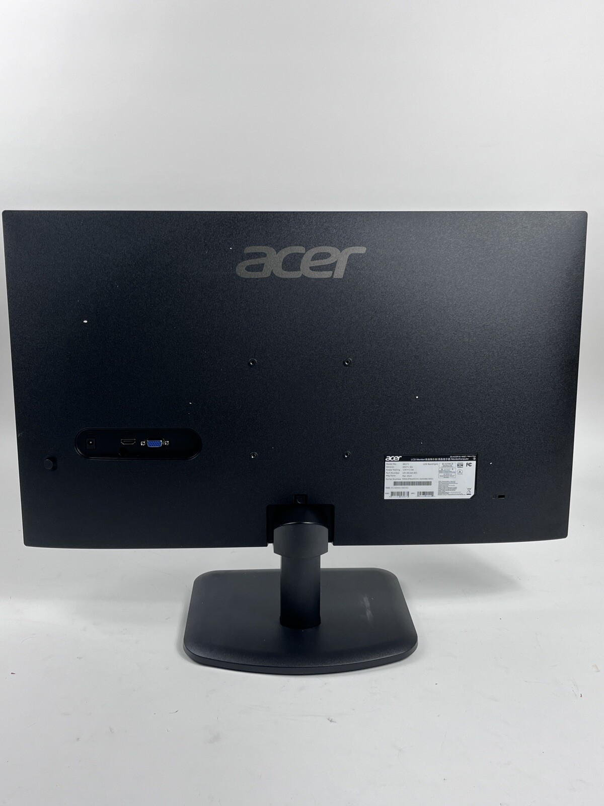Acer EK271 Ebi 27" Full HD 1080p VGA HDMI LCD Monitor, Black | eBay