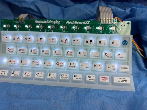 The MechBoardZX LED - Sinclair ZX Spectrum 16K/48K Mechanical Keyboard ...