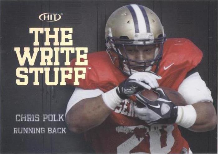 2012 SAGE Hit - The Write Stuff Chris Polk #WS9 (RC) for sale online | eBay