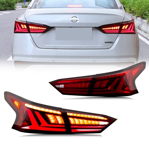 LED Red Tail Lights for Nissan Altima 2019-2024 Sequential Animation ...