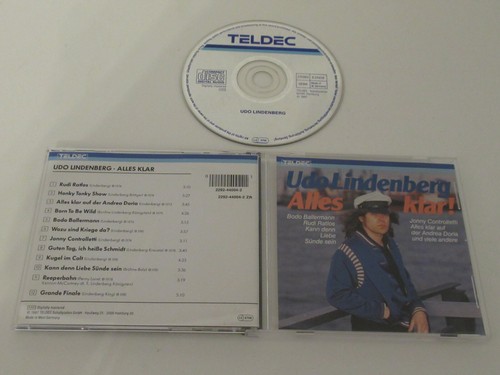 Udo Lindenberg – Tutto Chiaro Teldec – 8.26458 ZR CD Album | eBay