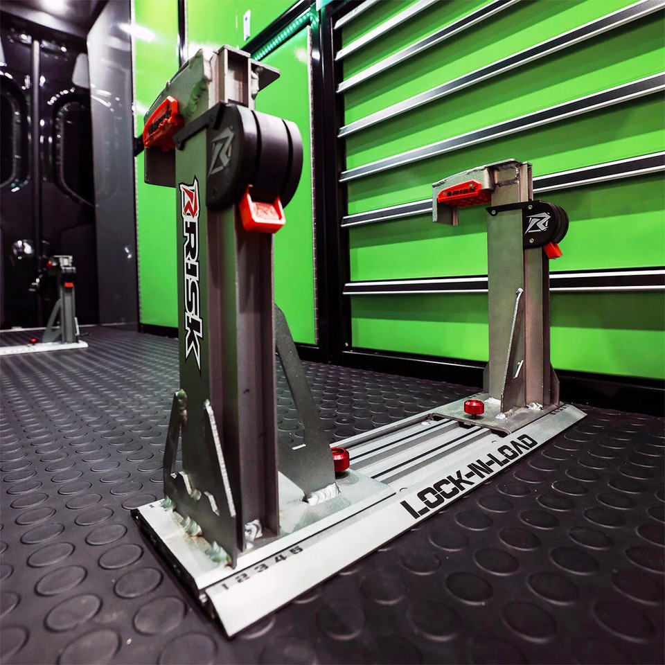RISK RACING LOCK N LOAD PRO STRAPLESS TRANSPORT SYSTEM MOTOCROSS BIKE ...