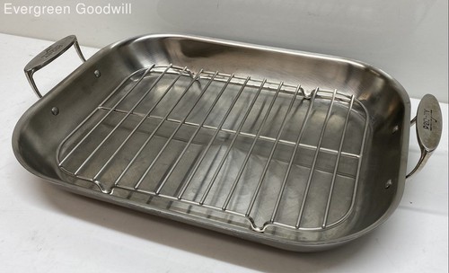 All -Clad - 19×15 Roasting Pan W/ Rack | eBay