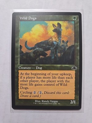 Wild Dogs (Retro) - Dominaria Remastered - LP - Common - Creature - MTG ...