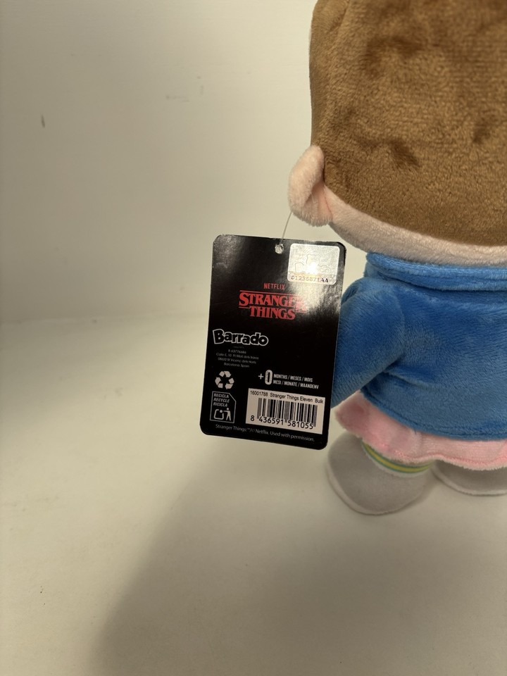 Stranger Things Eleven Netflix Soft Toy Plush Approx 12" Barrado - New ...