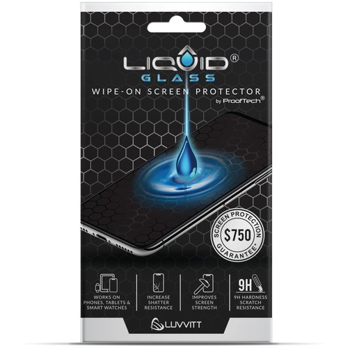LIQUID GLASS Screen Protector with 750 Coverage Wipe On Shatter and ...