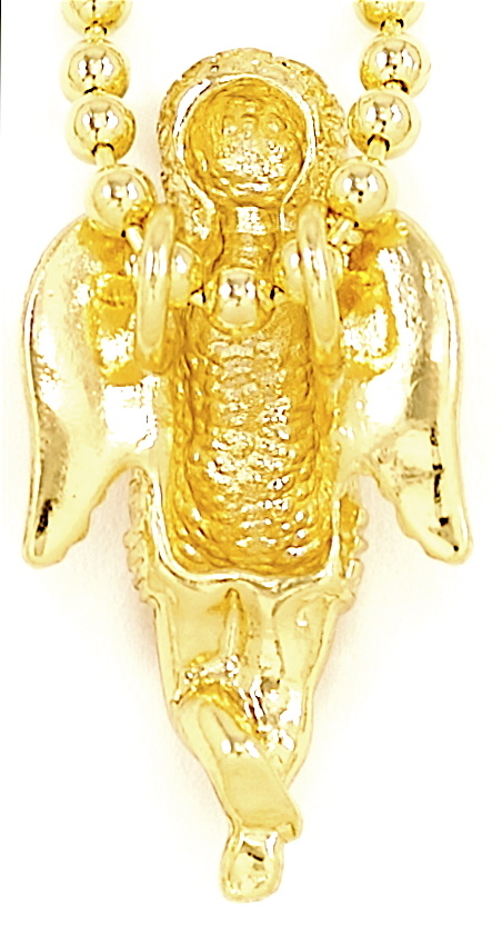 Angel Necklace New Mini Pendant 27 Inch Ball Style Chain Praying Angel ...