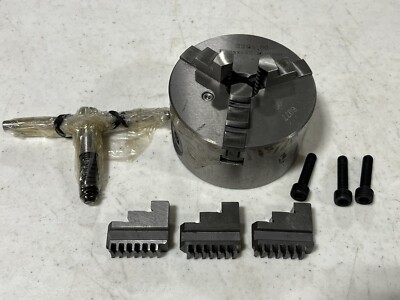 Bison 3204-80 3” 3 Jaw Self Centering Scroll Chuck Plain Back 80mm ...