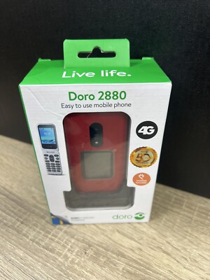 Doro 2880 4G Unlocked Basic Mobile Phone for Seniors with External ...