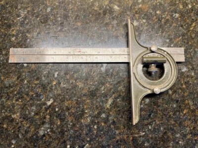 Vintage Lufkin Rule Co Combination Square Blade/Protractor Head No 4 ...