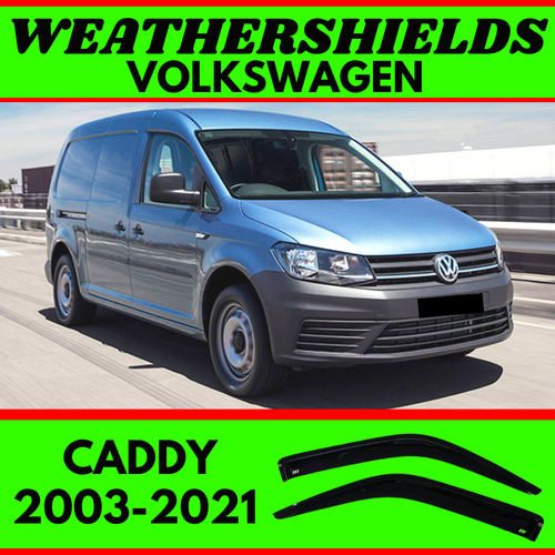 Weathershields For Volkswagen Van Caddy (03-21) 2KN Window Side Visors ...