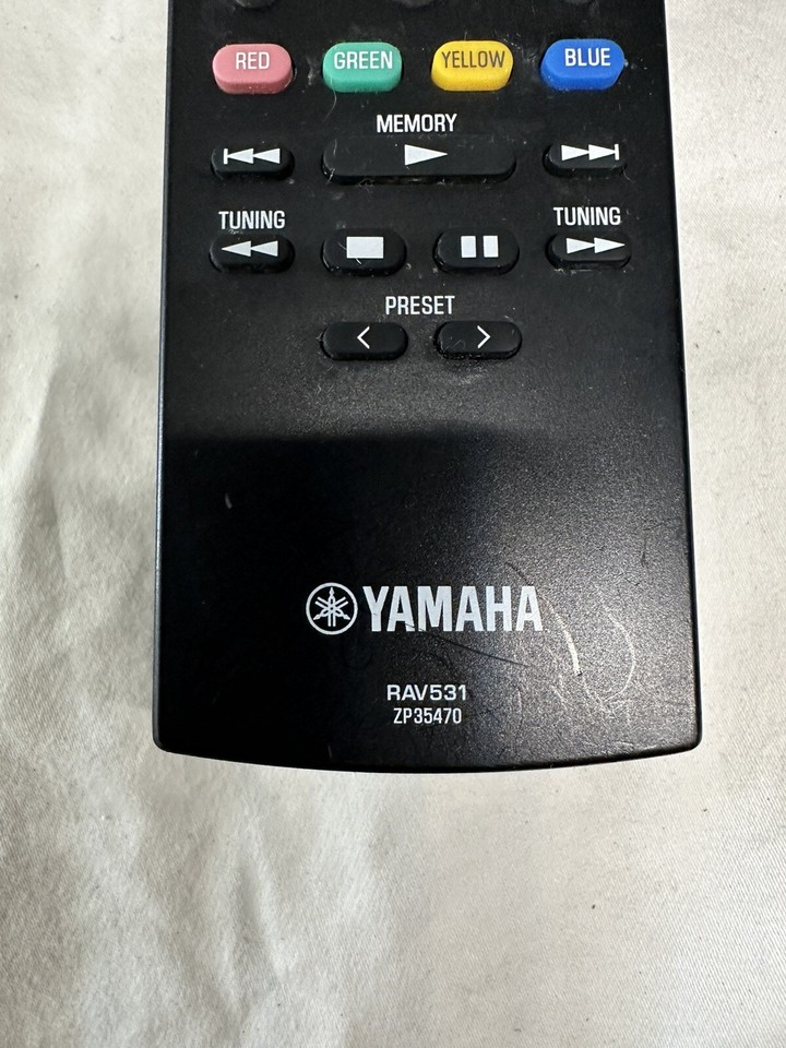 Genuine Yamaha RAV531 ZP35470 Remote ~ RX-V379, RX-V381, HTR-3068 ...
