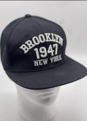 Brooklyn 1947 New York Black The Time Drags 49 SnapBack Cap Hat | eBay