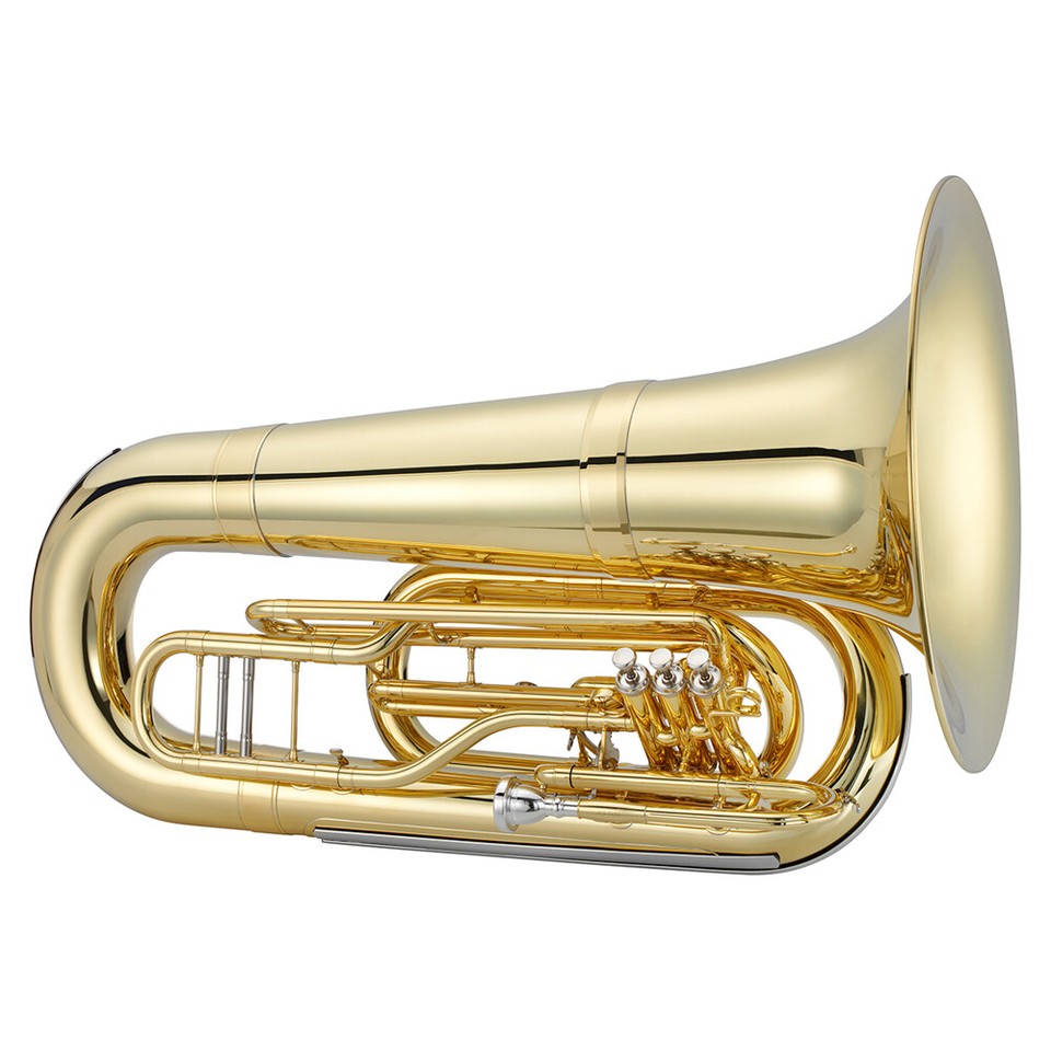 Jupiter Key of BBb Lacquered Brass Quantum Marching Tuba with Case ...