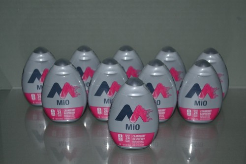 (10) MiO Cranberry Raspberry Liquid Water Enhancer, 1.62 fl oz Each, BB ...