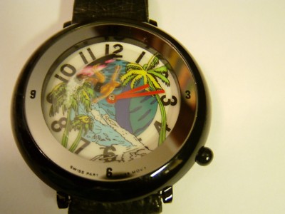 DAVID JORDAN WATCH STAINLESS STEEL BLACK CASE | eBay