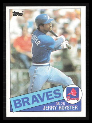 Jerry Royster 1985 Topps #776 Atlanta Braves | eBay