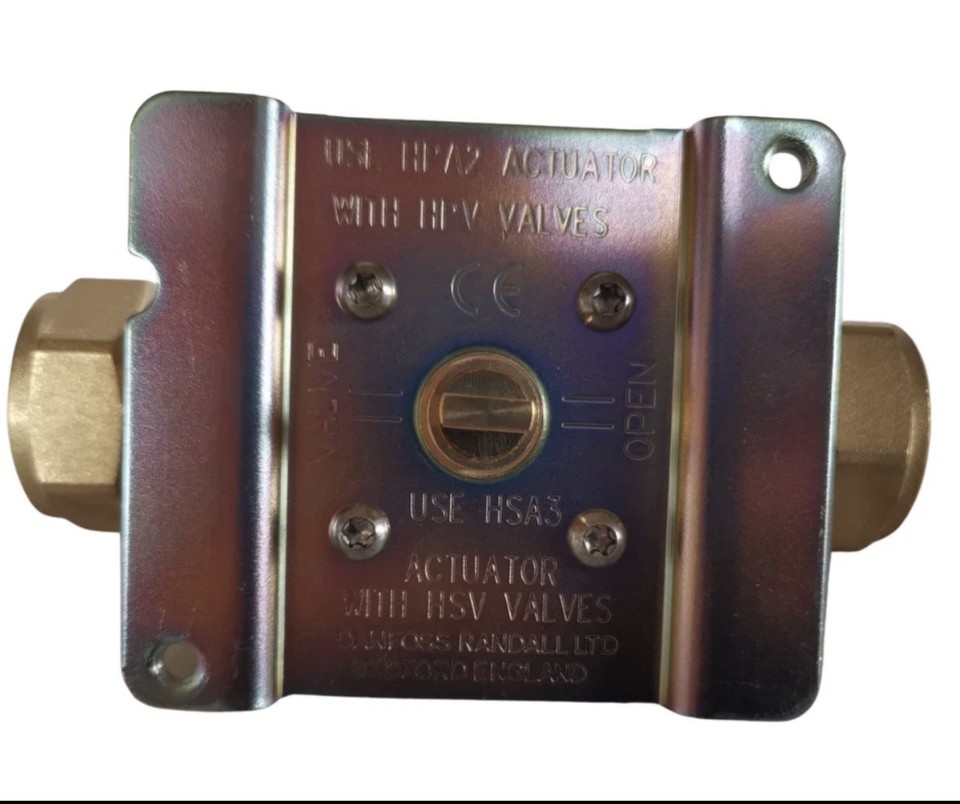Danfoss HP22 Motorised 2 Port Valve and 2 Port Actuator Complete Set ...
