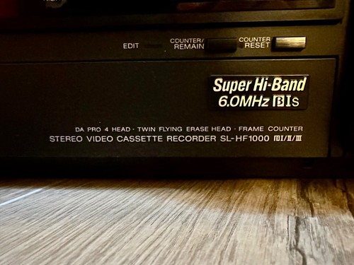 Sony Super Betamax SL-HF1000 Video Cassette Recorder for sale online | eBay