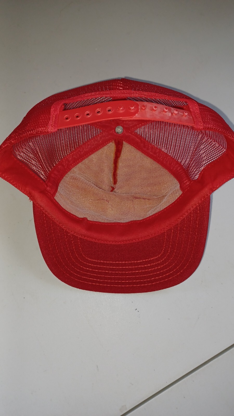 Vintage Troy-Bilt Trucker Red Ball Cap Hat Snapback M… - Gem