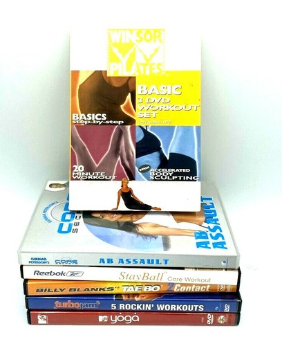 6 Core Abs yoga winsor pilates yoga turbo jam full body workout DVDs | eBay