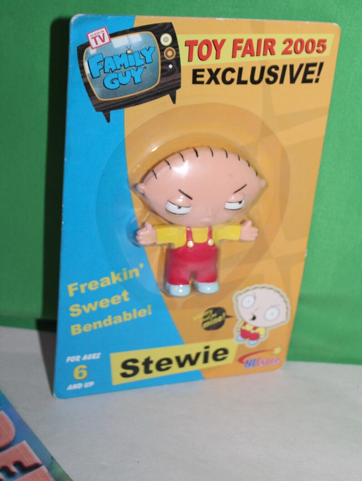 Family Guy NJ Croce Freakin' Sweet Bendable Stewie Toy Fair 1,177/2005 ...