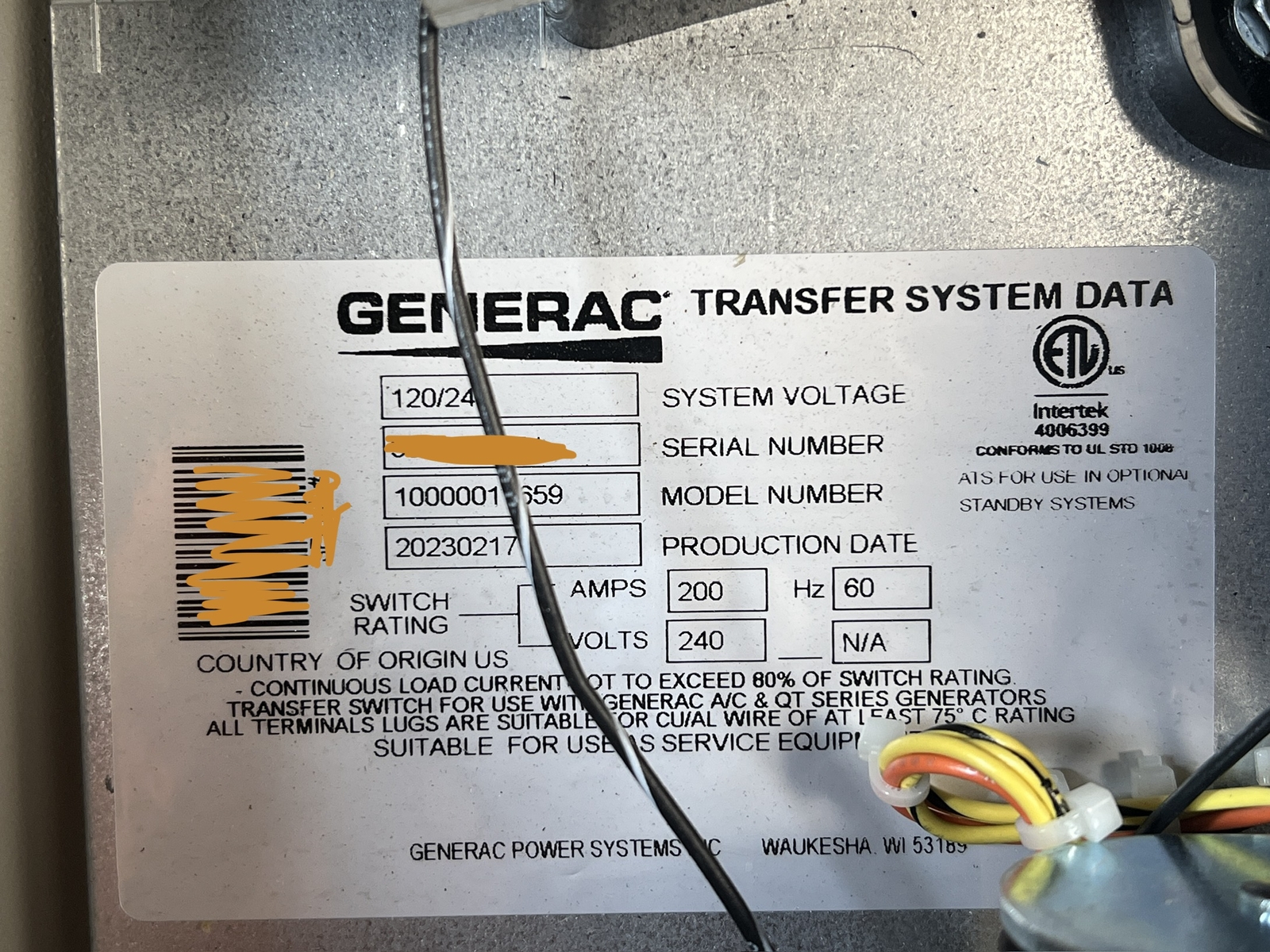 Generac+10000011659+Automatic+Transfer+Switch+Generators+Circuits for ...