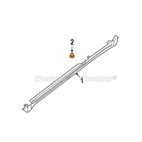 10 Rocker Panel Moulding Clip Retainer Fit 8mm Hole Fits For Nissan ...