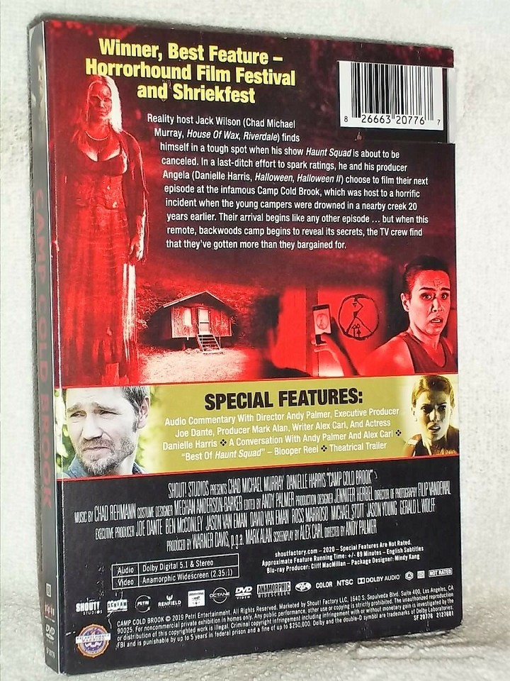 Camp Cold Brook (DVD, 2020) NEW Chad Michael Murray Danielle Harros Michael Eric 826663207767| eBay