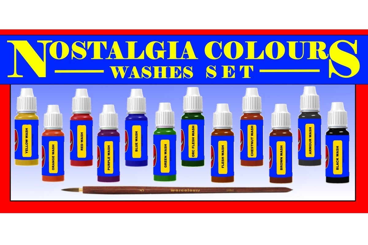 nostalgia '94 oldhammer wargaming washes Paint Set - 12 bottles by ...