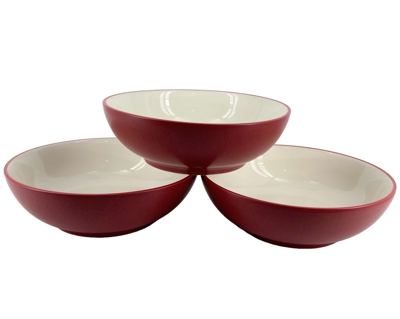 Noritake Colorwave Raspberry Red 7” Coupe Cereal Bowl Round Stoneware ...
