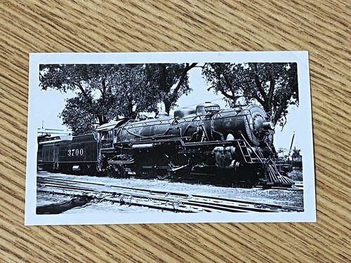 Santa Fe Railway Steam Engine Locomotive 3700 Vintage Photo ATSF | eBay