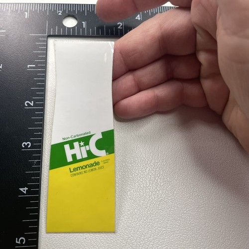 NON-CARBONATED HI-C LEMONADE Advertising Sticker Decal (Food & Drink ...