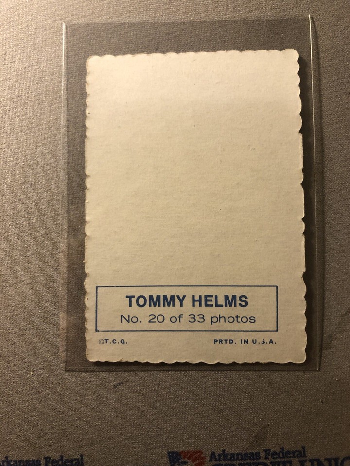 1969 Topps Deckle Edge #20 Tommy Helms Baseball Card | eBay