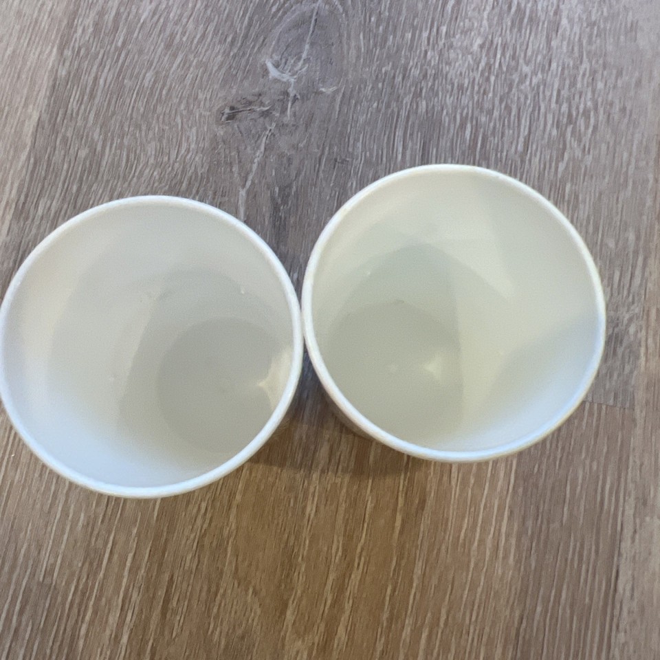 Vintage Jim Henson 1987 Kermit the Frog Miss Piggy Small Plastic Juice ...