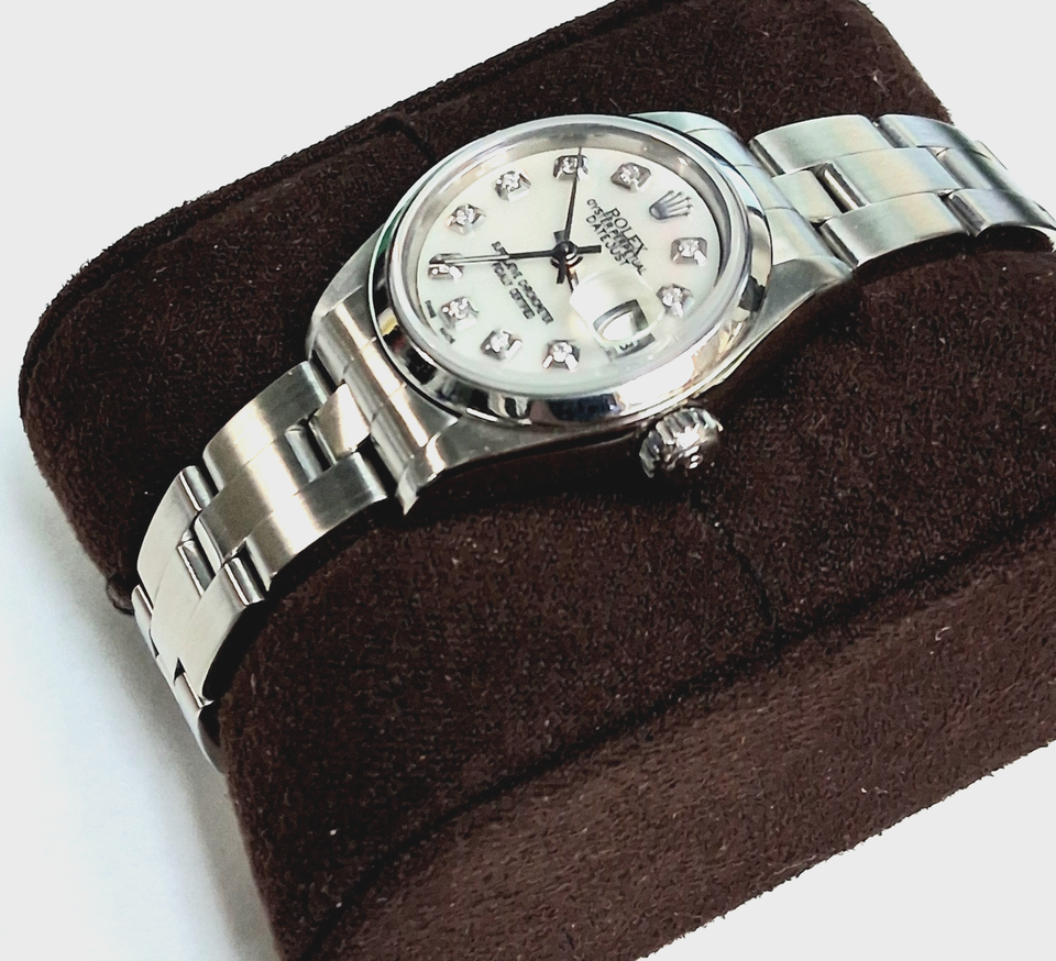 Rolex Datejust 69160 - Custom MOP diamond dial- smooth bezel | eBay