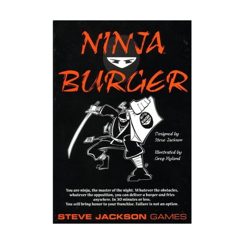 SJG Card Games Steve Jackson Games Ninja Burger (1st Ed) Box SW (New ...