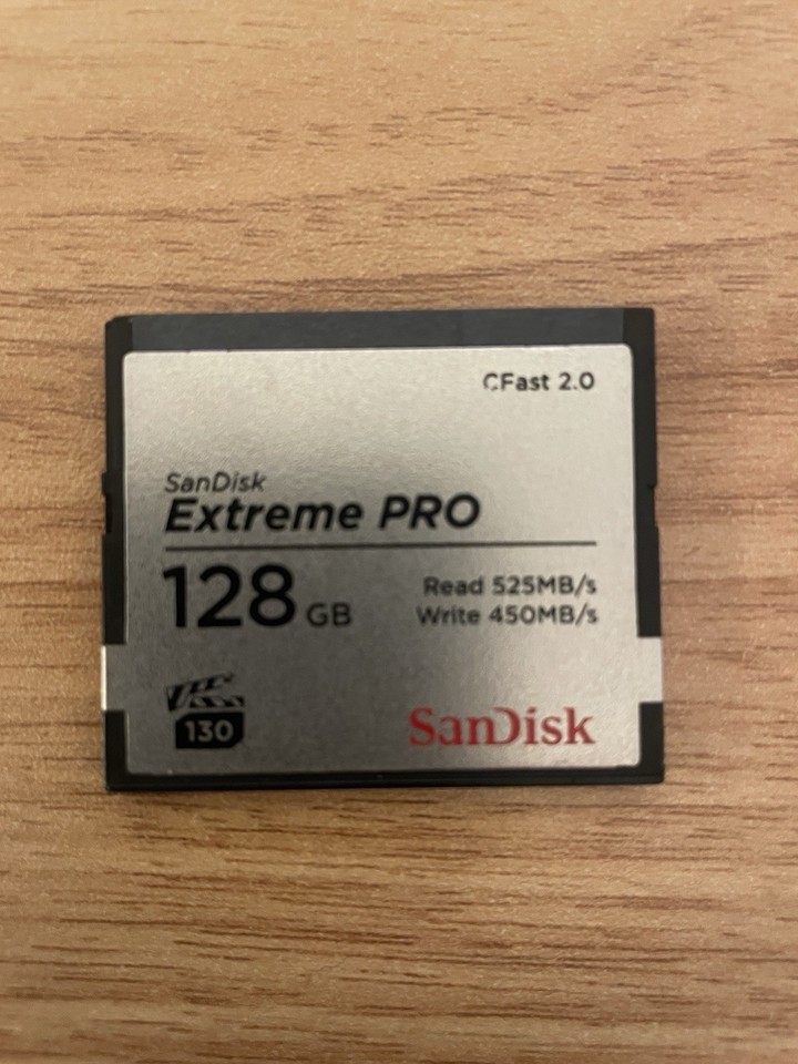 SanDisk Extreme PRO CFast 2.0 128GB High Speed Memory Card 525MB/s ...