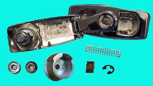 M1009 CUCV K5 Blazer rear tailgate window crank handle assembly w ...