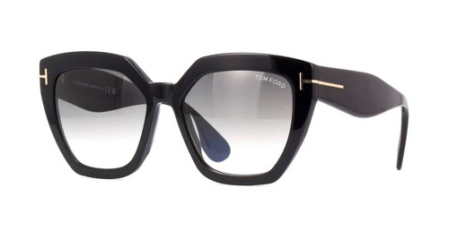 Tom Ford PHOEBE FT 0939 Shiny Black/Grey Shaded (01B) Sunglasses | eBay