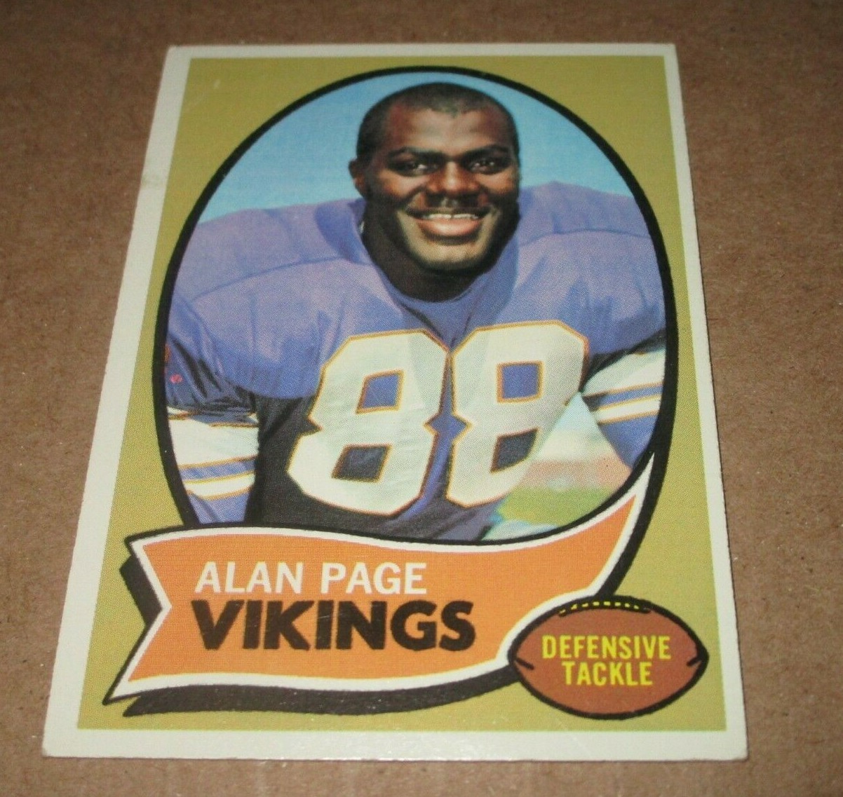 1970 Topps #59,Alan Page ,Rookie, Minnesota Vikings, EX | eBay