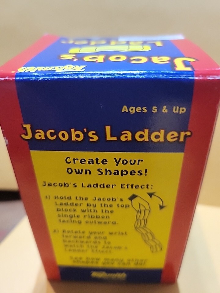 Toysmith Jacob's Ladder Classic Wood Fidget Opitcal Illusion Toy ...