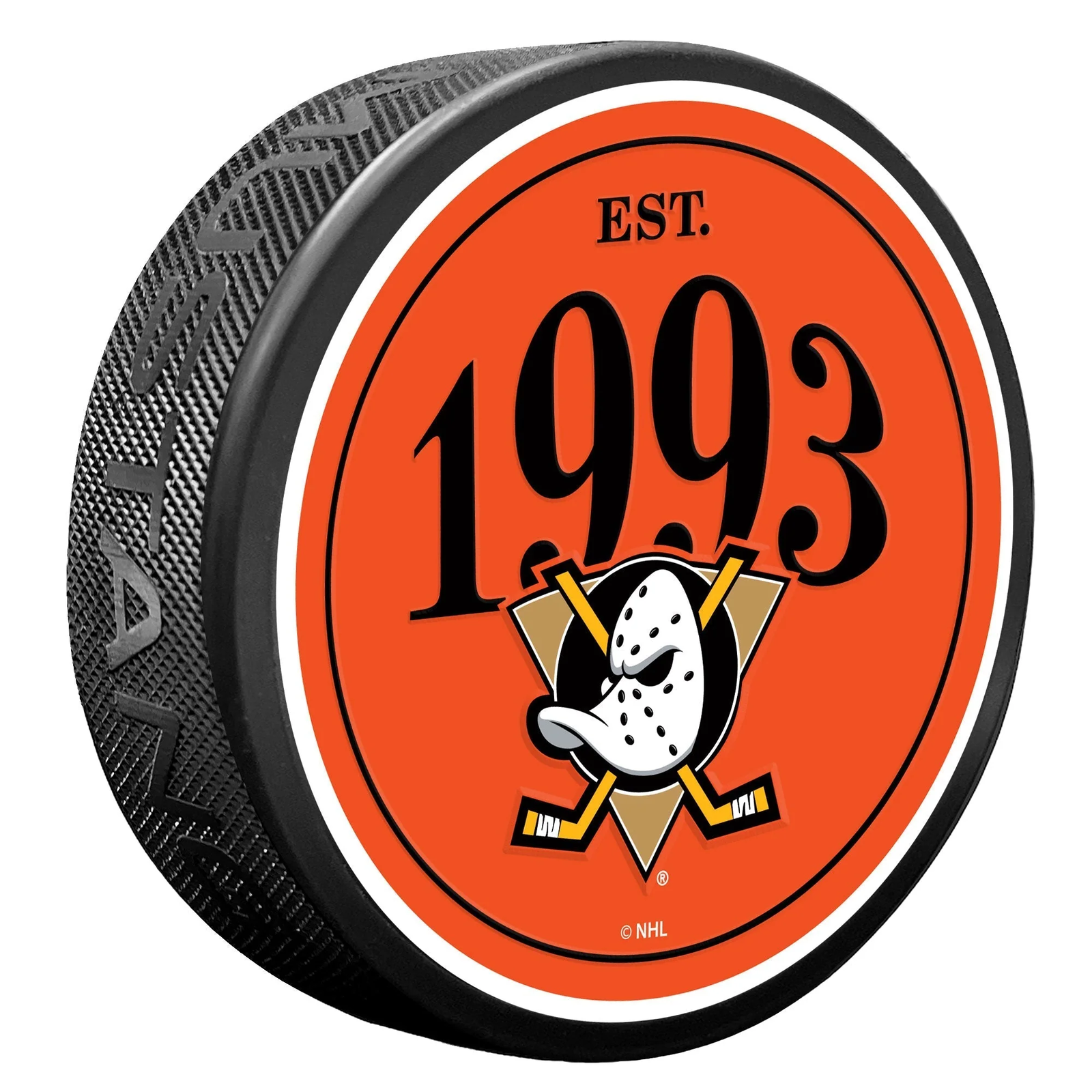 Anaheim Ducks Puck - Founding Year | eBay
