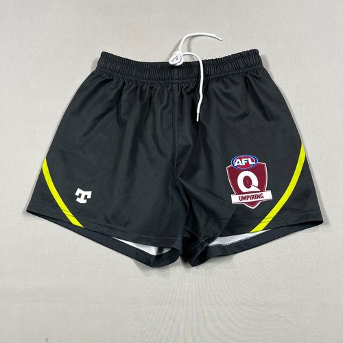 AFL Umpires BLK Lightweight QAFL QLD Footy Shorts Mens XS W28" | eBay