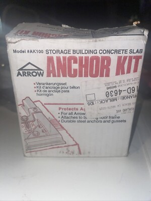 Arrow Shed AK100 Concrete Anchor Kit Оne Расk | eBay
