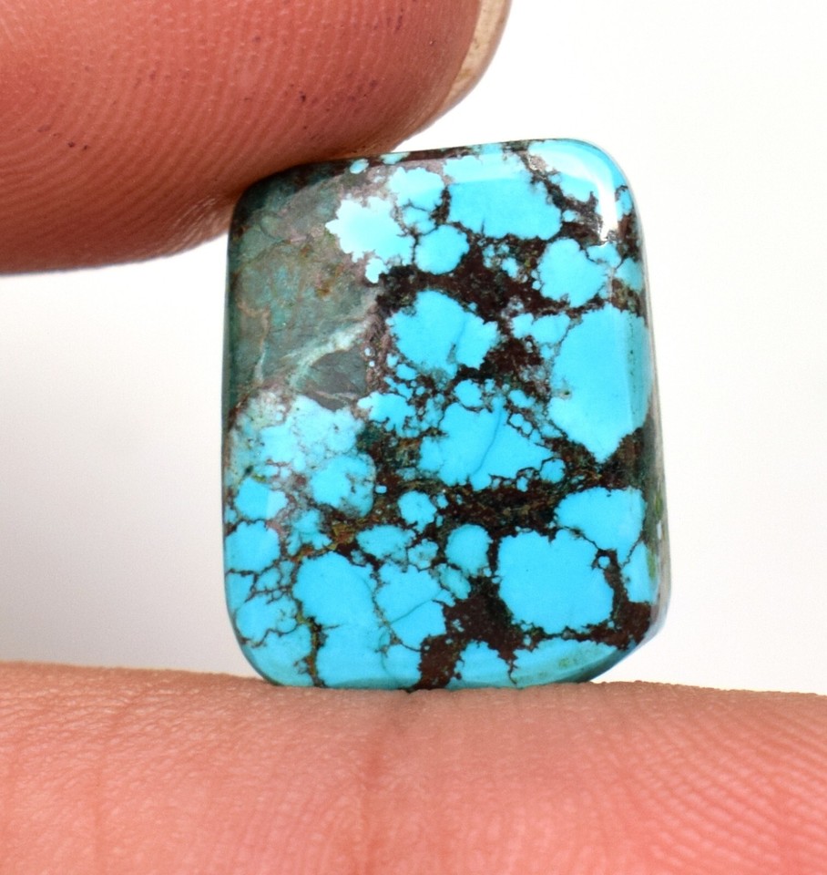 Natural Certified Blue Bisbee Turquoise Cabochon 4.85 Ct Loose Gemstone ...