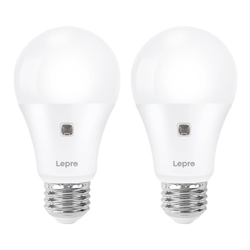 Lepro Dusk to Dawn Light Bulbs Outdoor Lighting Auto On/Off Light ...